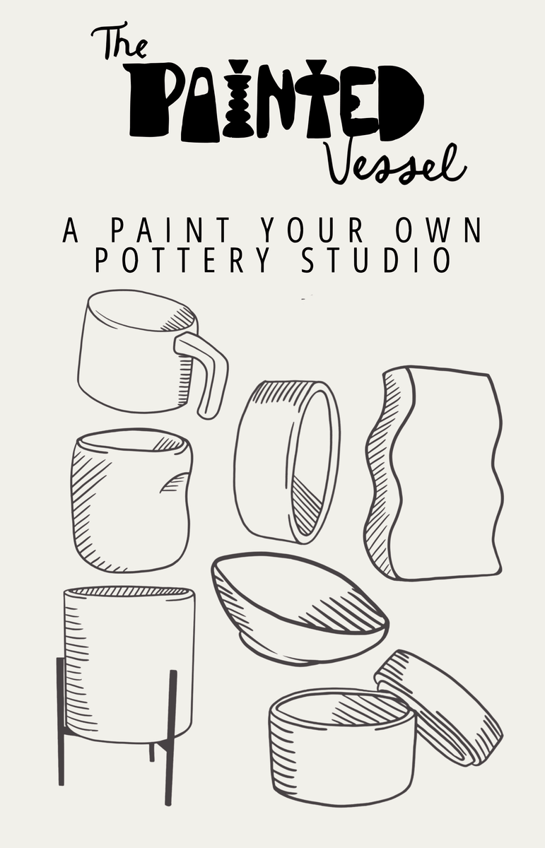 Paint your own Pottery Session by The Painted Vessel – These Hands ...