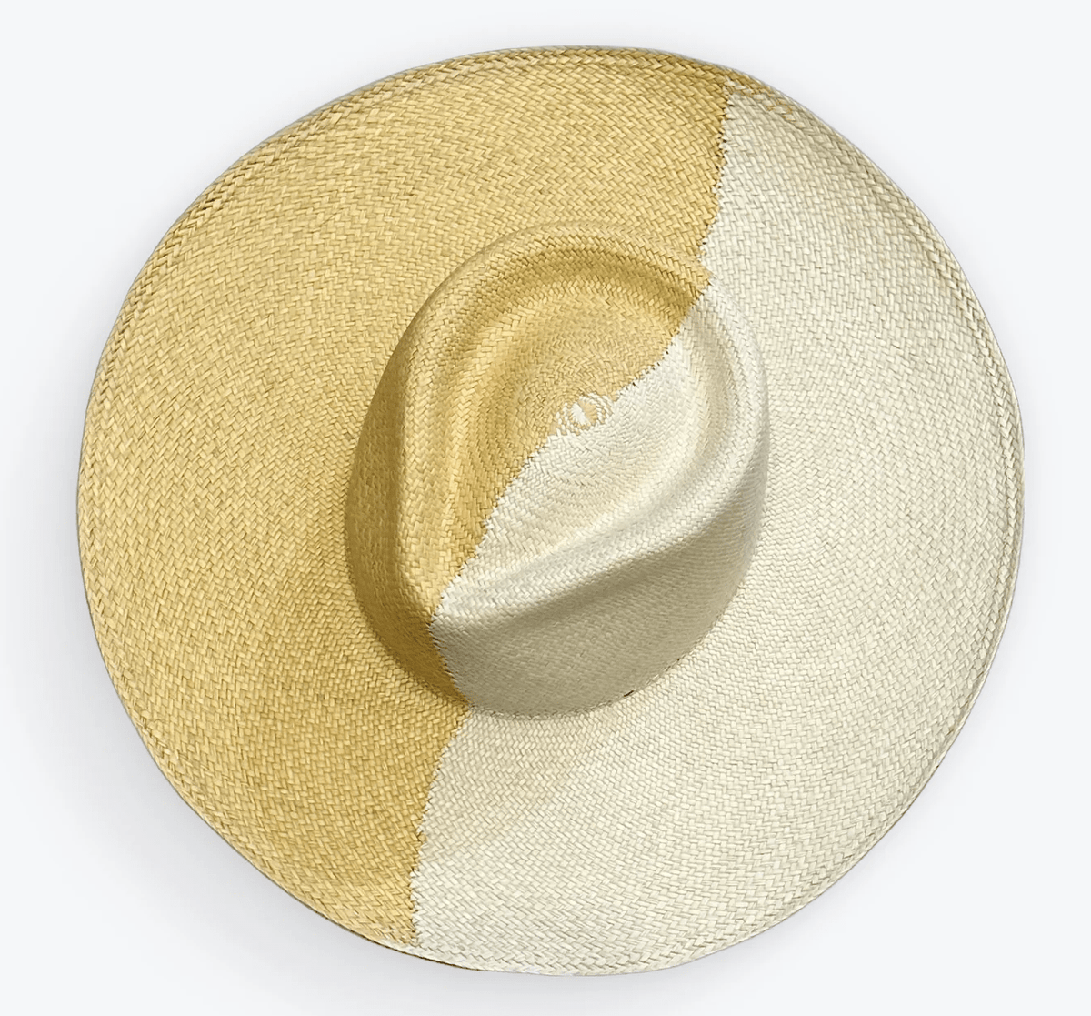 Two-Toned Straw Hat from Ecuador – These Hands Makers Collective